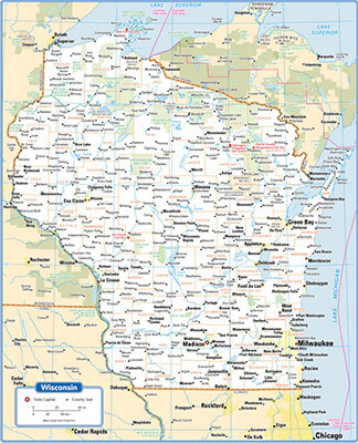 Map Of Wisconsin - Wisconsin Deals, Coupons, Complete Trip & Travel ...